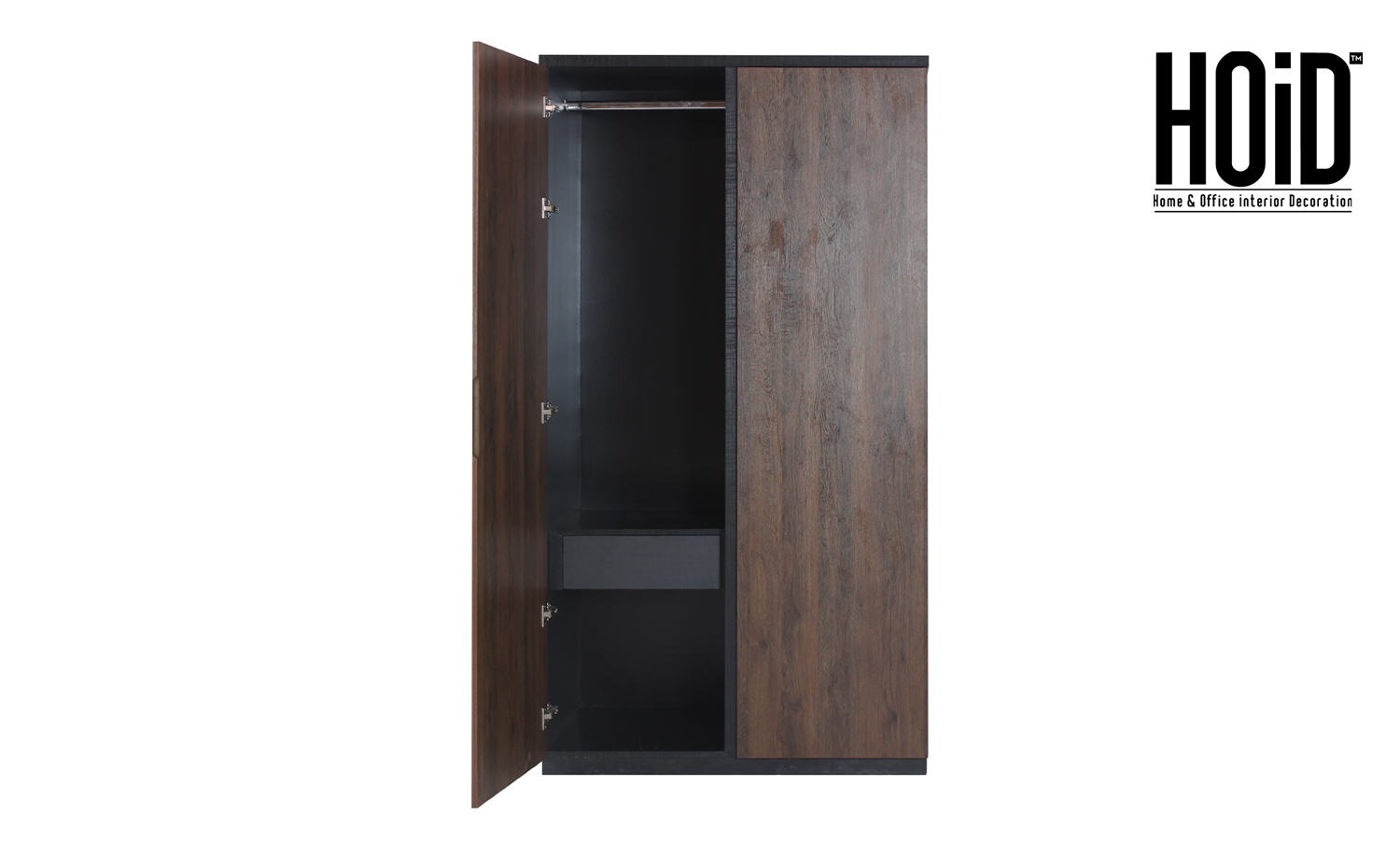 Cora Bed, 2 side tables, Dresser with Mirror & 2 Door Wardrobe - HOiD.pk