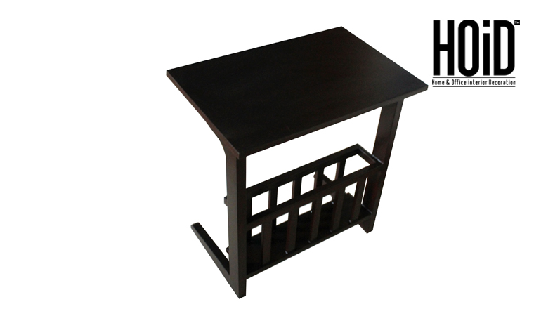 Peri! Newspaper Table in Pure Wood - HOiD.pk