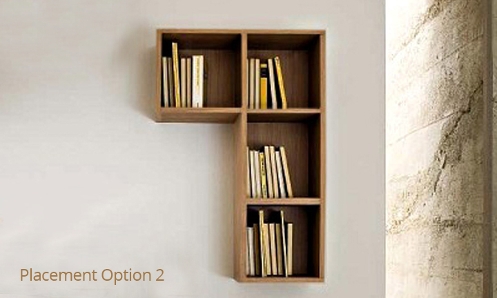 Paso! L Shaped Wall Shelf Unit – HOiD.pk