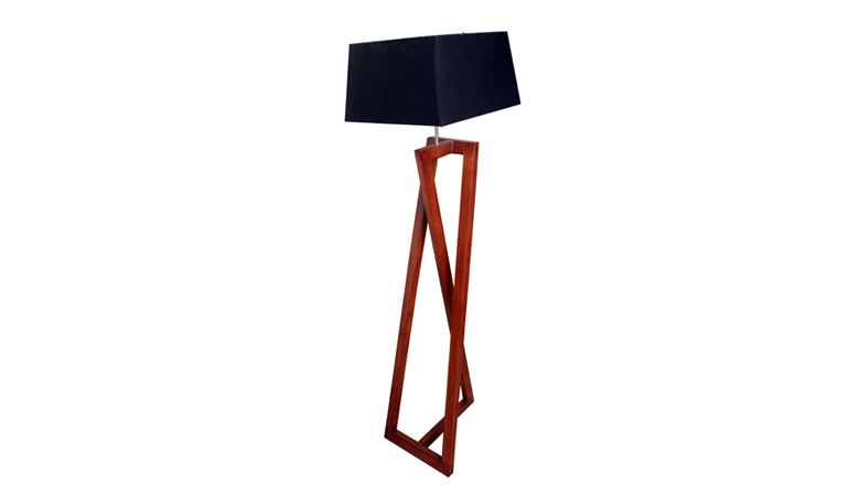 Zee! Solid Wooden Floor Lamp with Shade – HOiD.pk