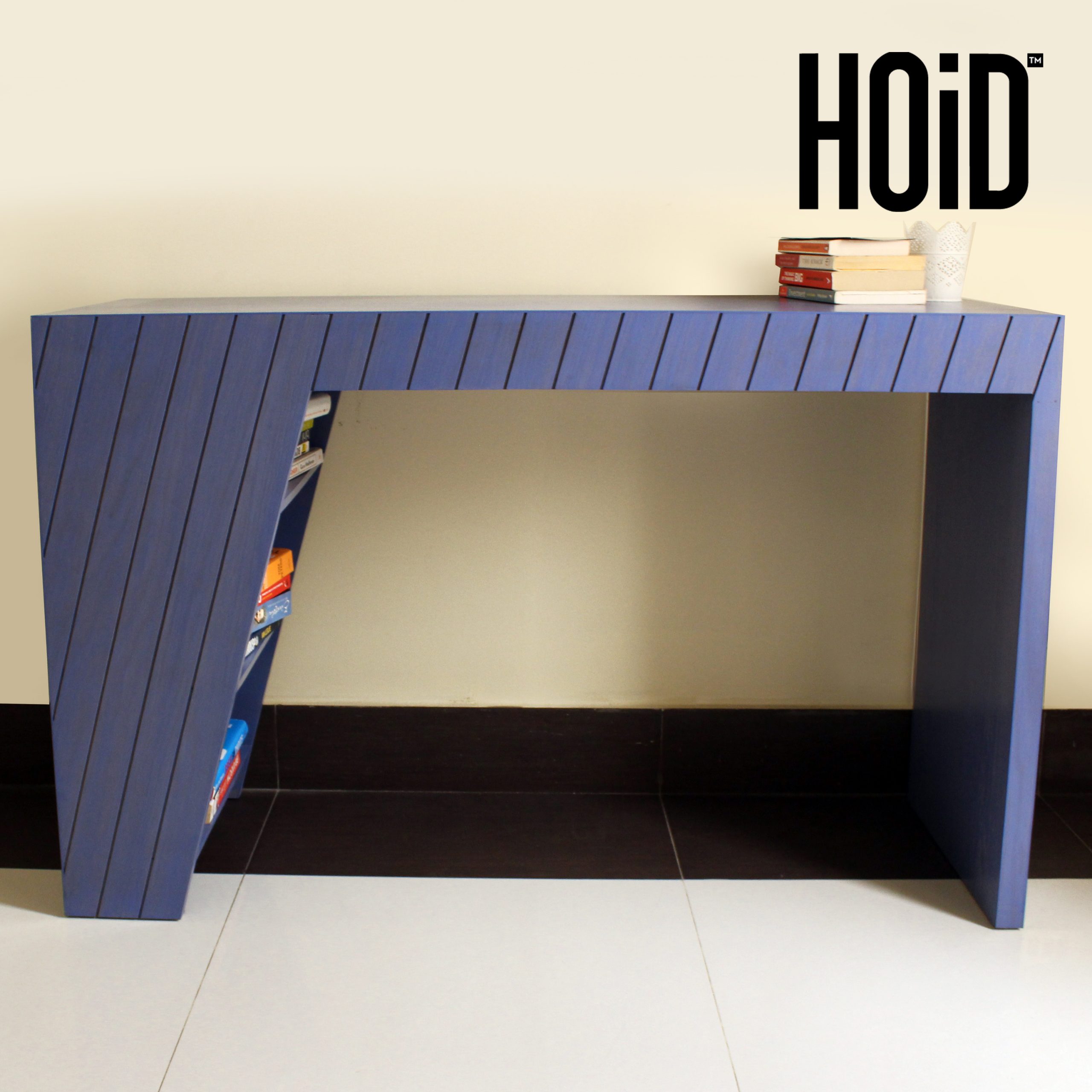 Neon Study Table with Storage Shelves – HOiD.pk