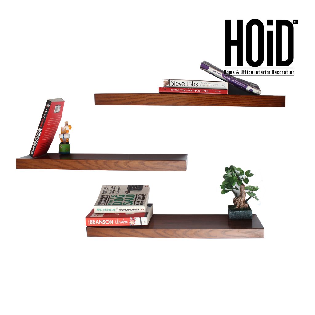 2 Slim Floating Wall Shelves – 5 Feet – HOiD.pk