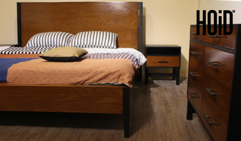 Karen! Bed with 2 Side Tables – HOiD.pk