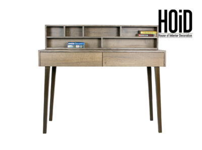 Steel Study Table with Top Shelf and 2 Drawers - HOiD.pk