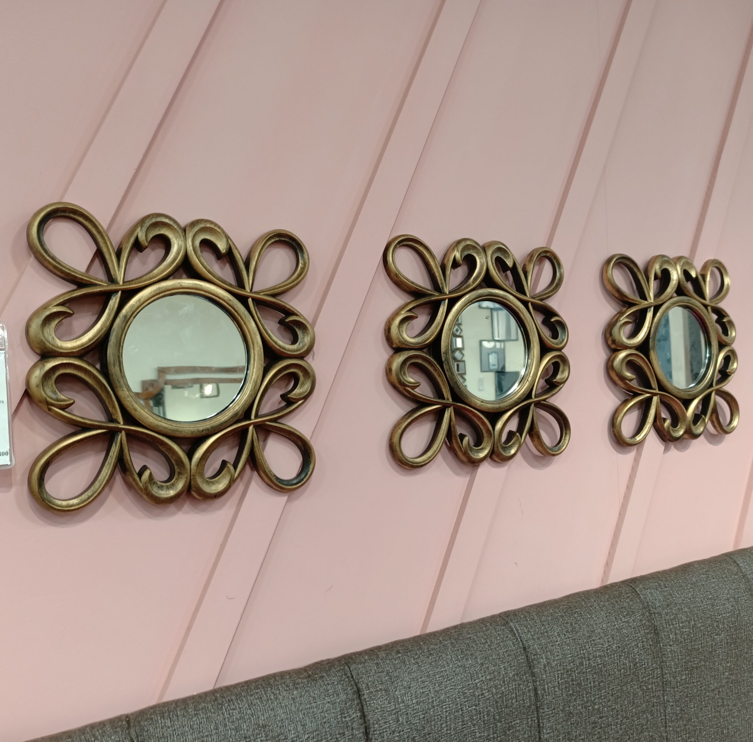 settle Set of 3 Square Mirrors - HOiD.pk