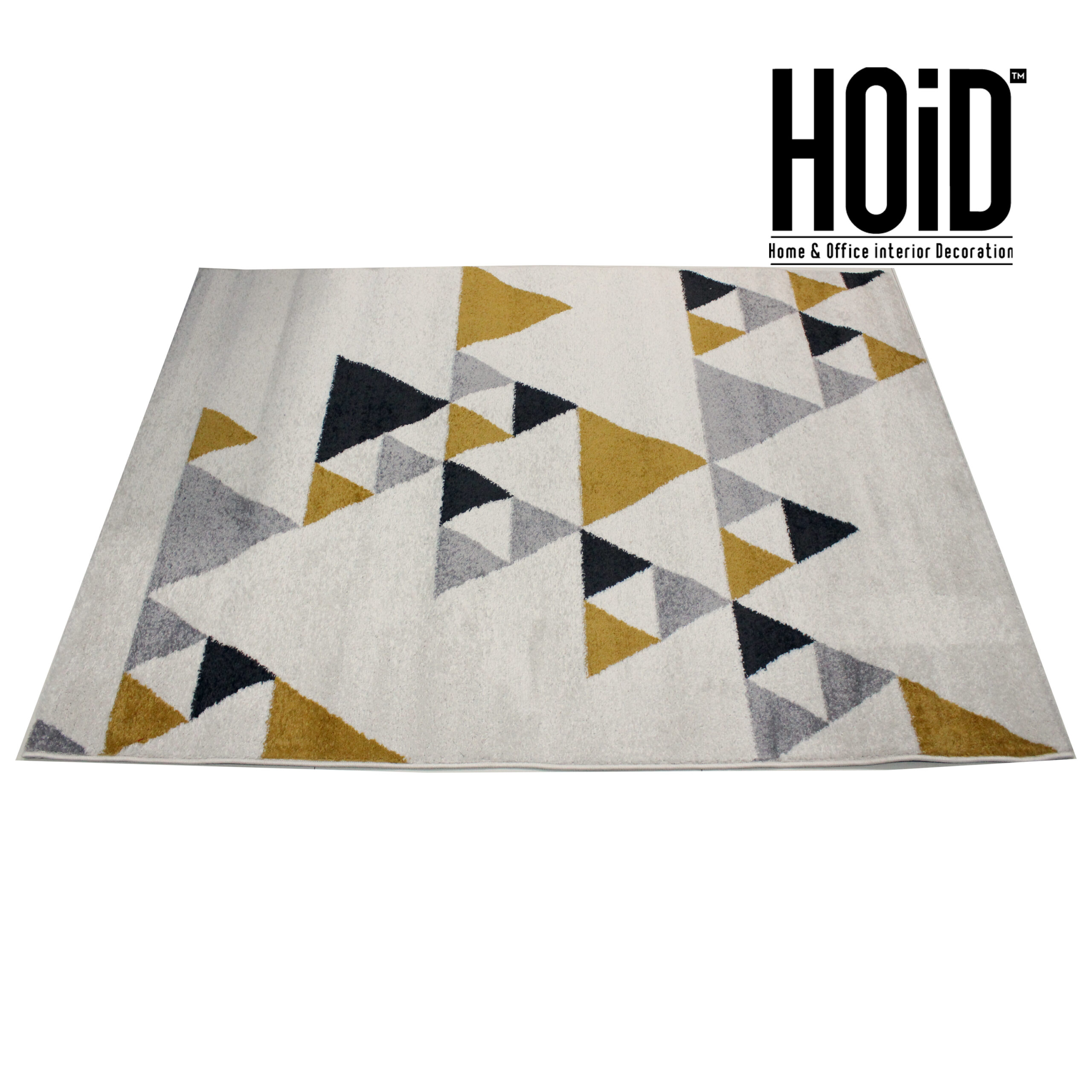 Yellow Triangle Rug – HOiD.pk