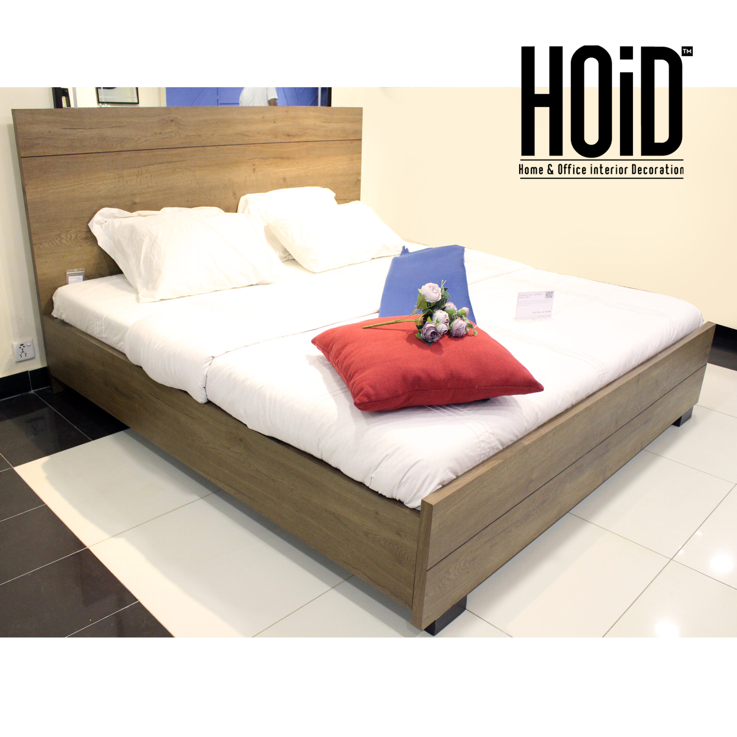 Goof Bed with 2 side tables – HOiD.pk
