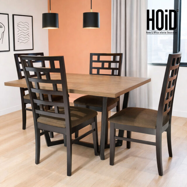Comida! 8 Seater Dining Table with 8 Chairs - HOiD.pk