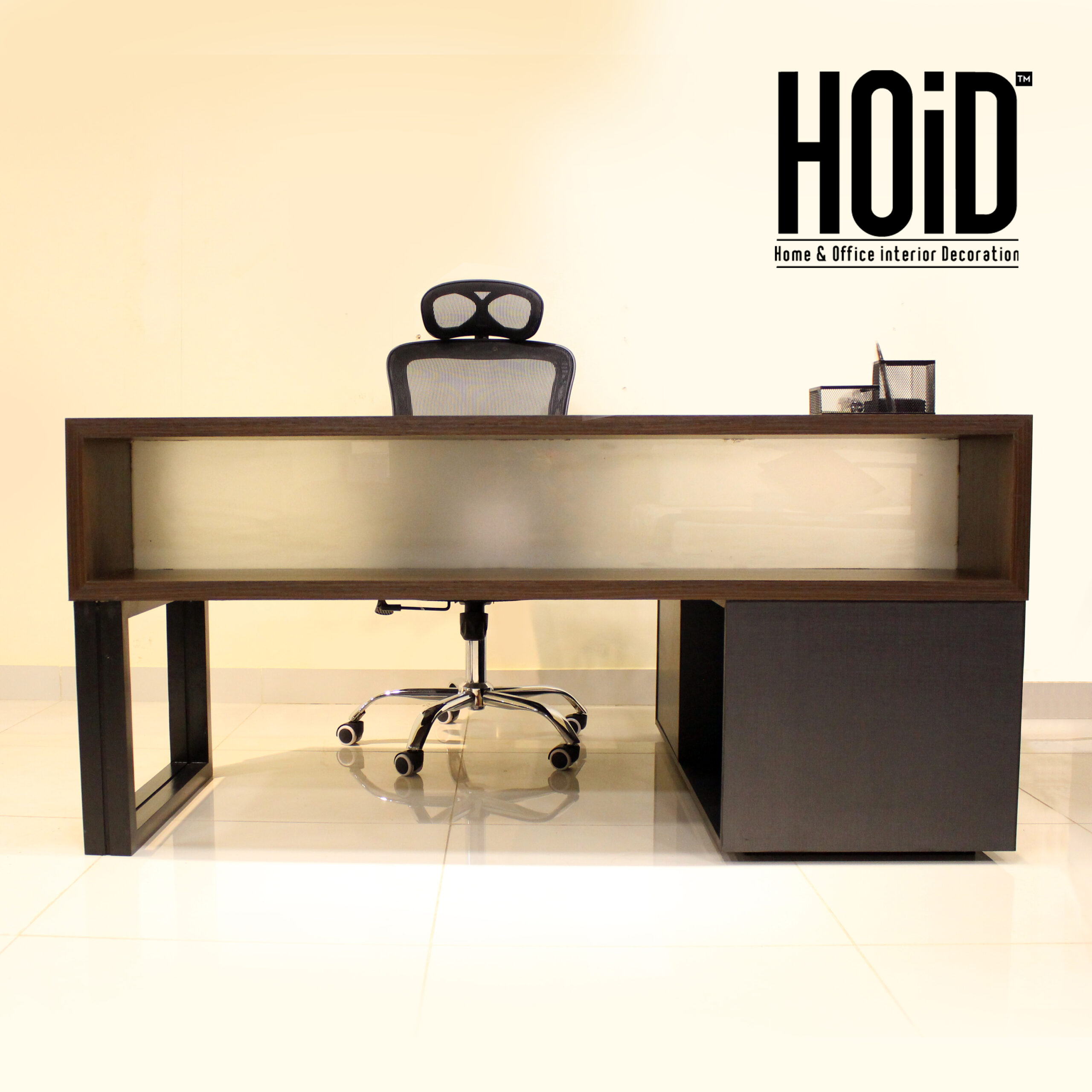 Profile Office Table with Storage Drawer - HOiD.pk