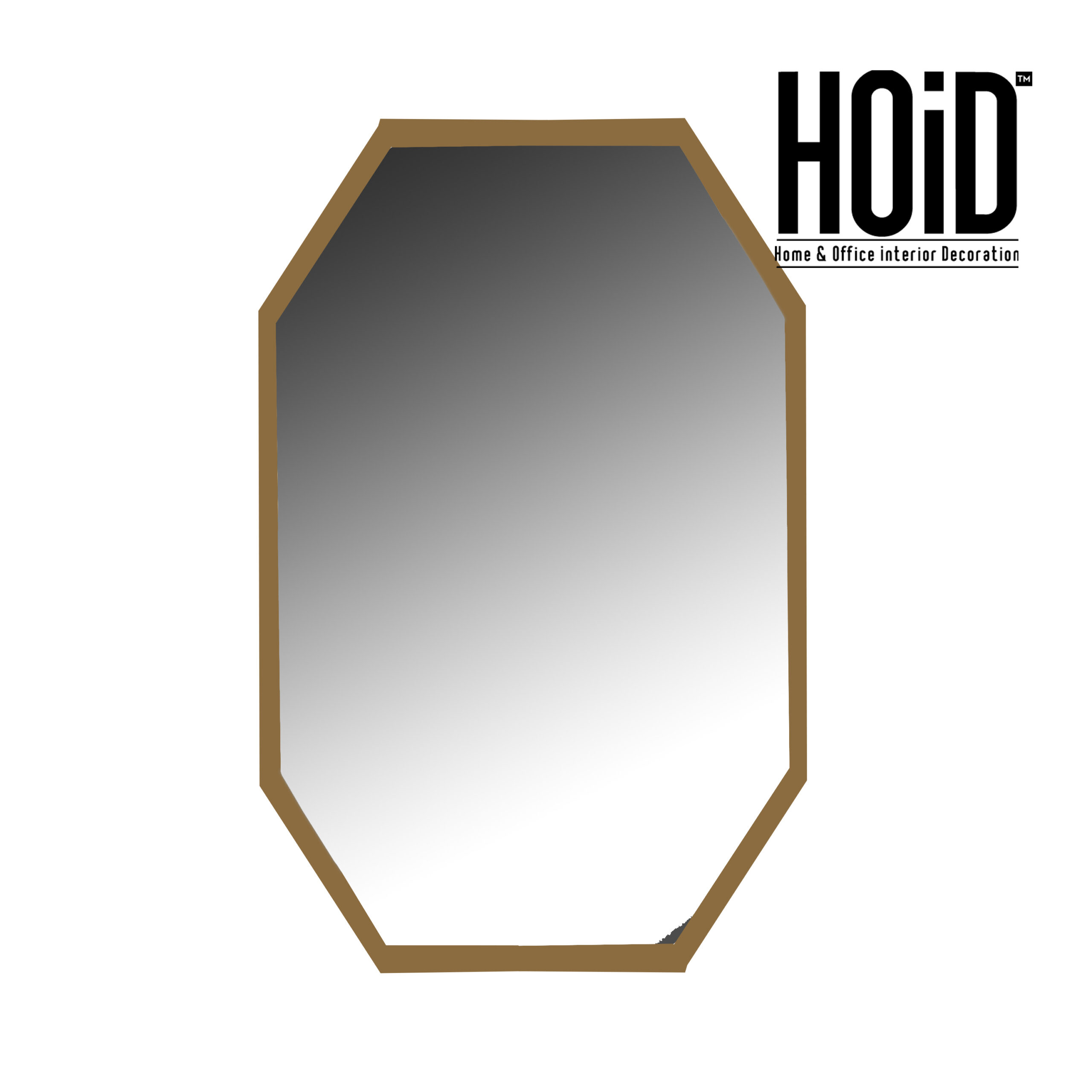 Octagon Shaped Wall Mirror - HOiD.pk