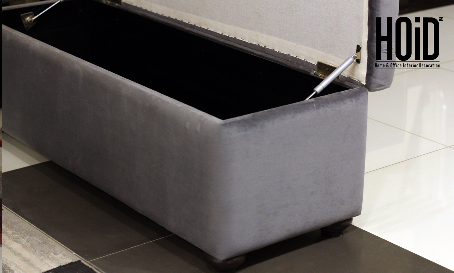 Tufted! Ottoman 2 Seater Seat with Storage Box - HOiD.pk