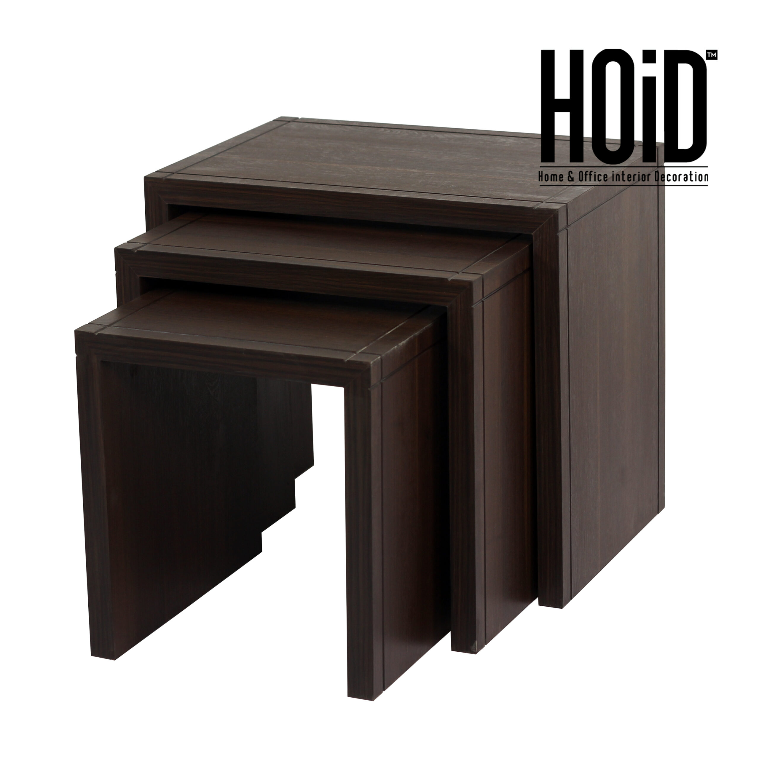 Tabur! Nest of 3 Side Tables in Melamine - HOiD.pk