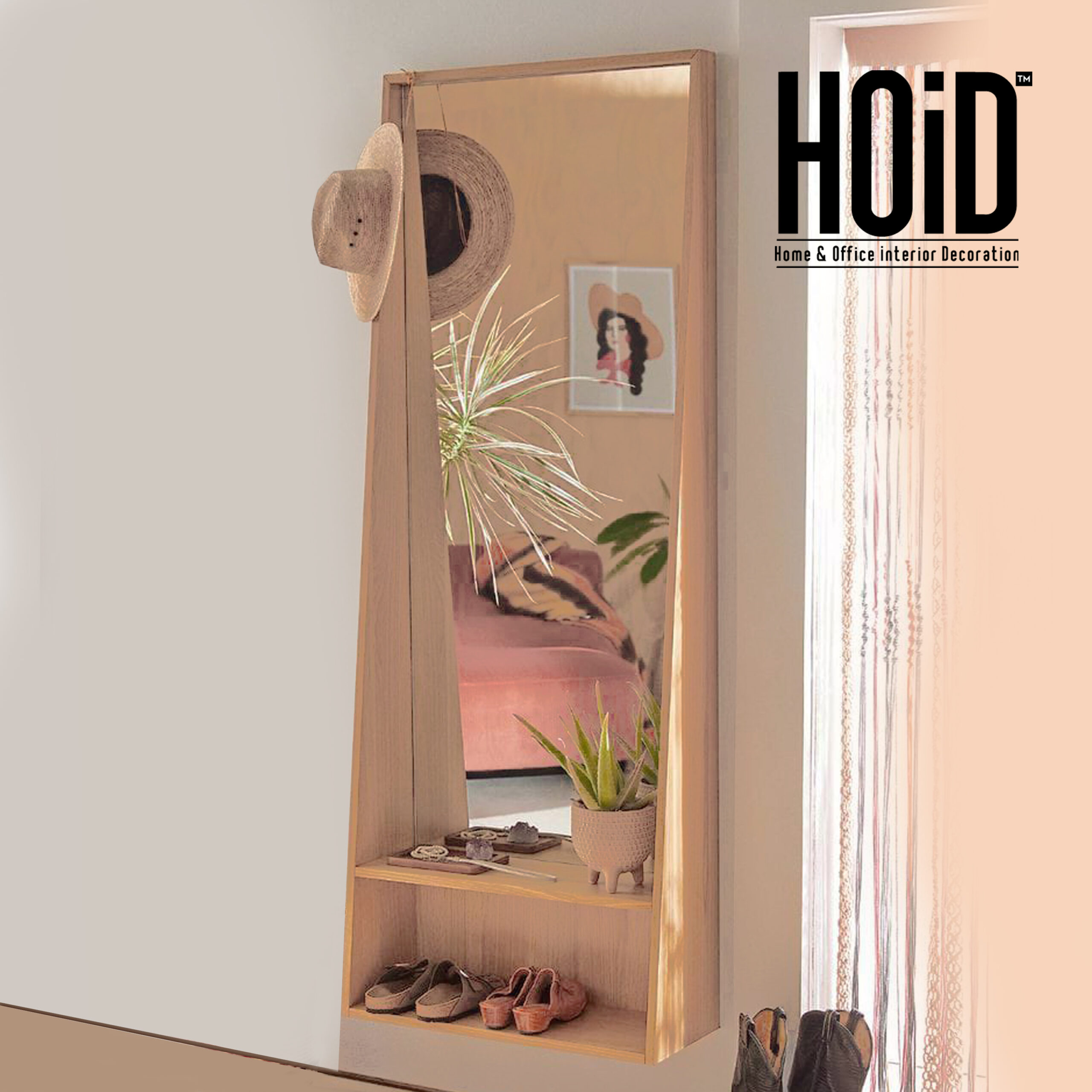 Sloope Wall Mirror - HOiD.pk