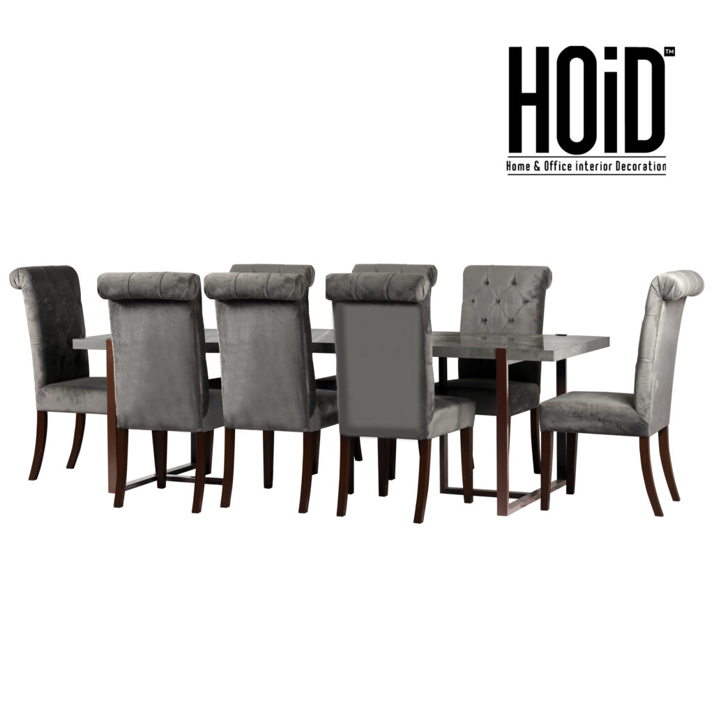 Connect Dining Table with 8 Arzu Chairs – HOiD.pk