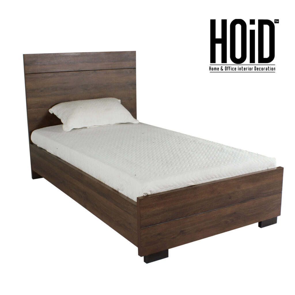 Droll Single Size Bed in Melamine – HOiD.pk