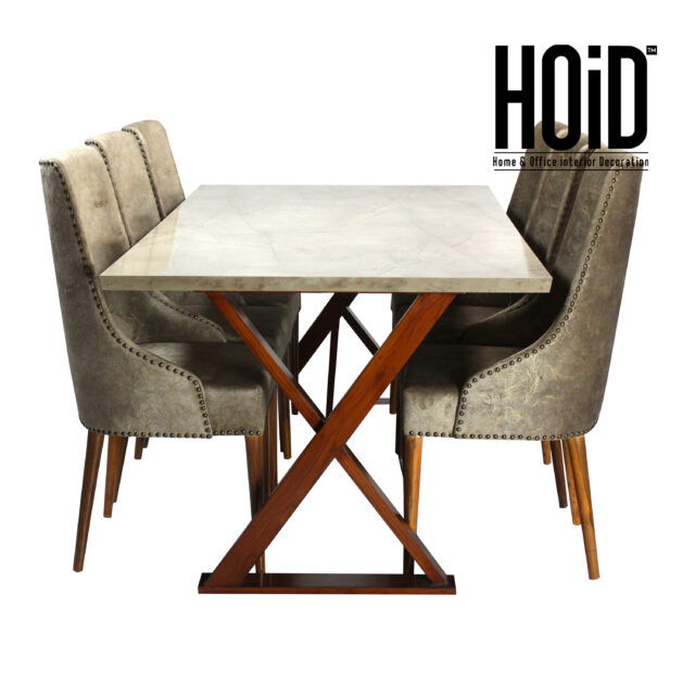Saami Dining Table with Nosot 6 Chairs - HOiD.pk
